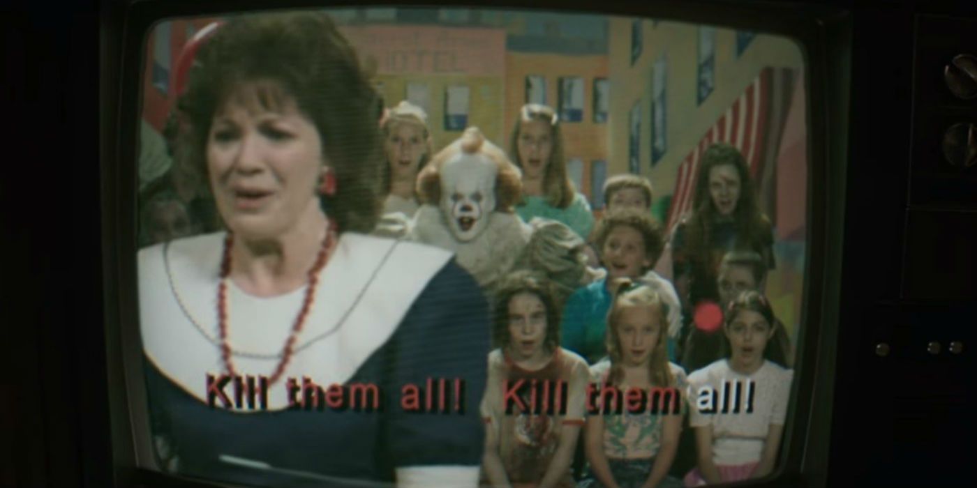 Pennywise Leads A Bozo TV Show In IT Footage