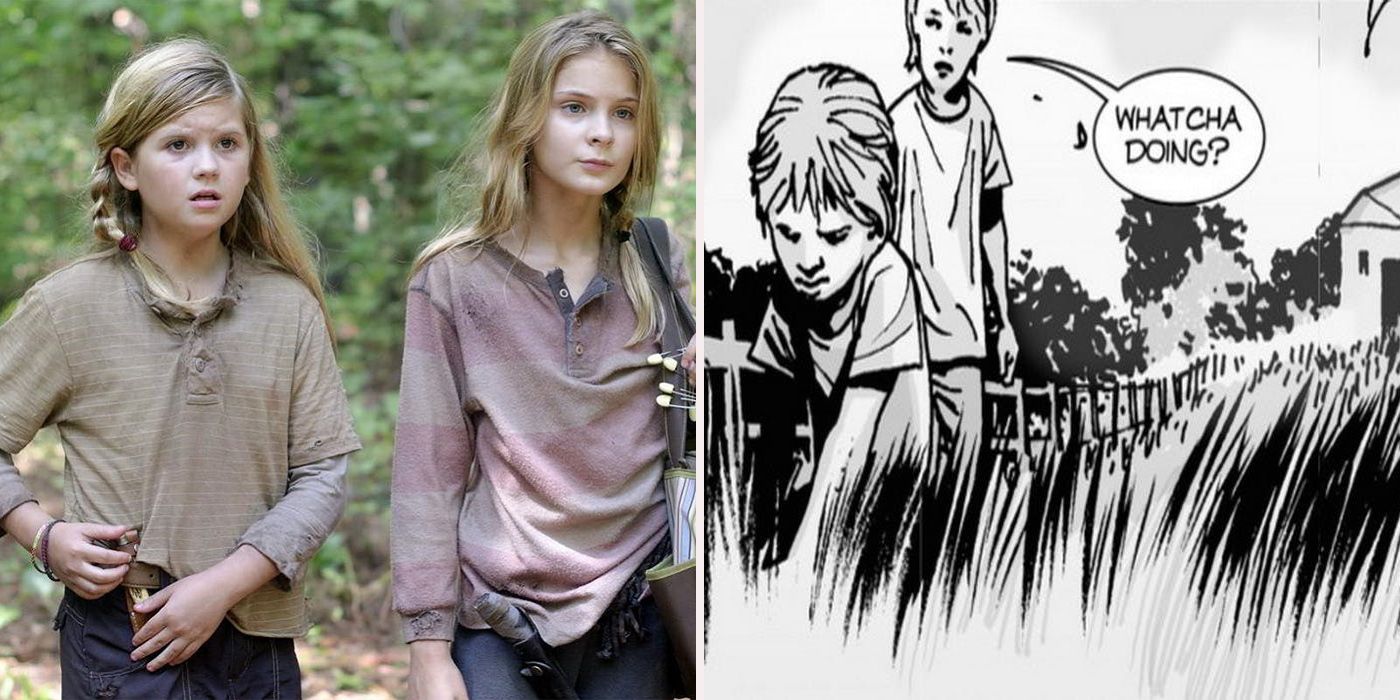Lizzie Walking Dead Comic