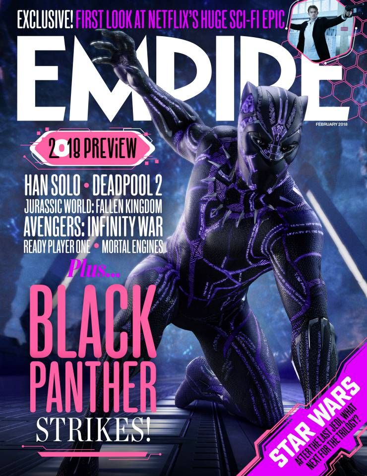 Black Panther's Vibranium Costume Highlighted on Empire Cover