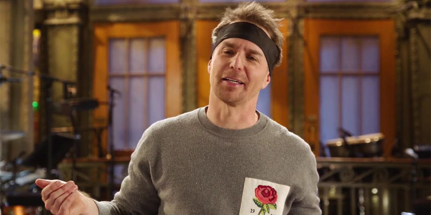 Sam Rockwell Drops F-Bomb Live on SNL