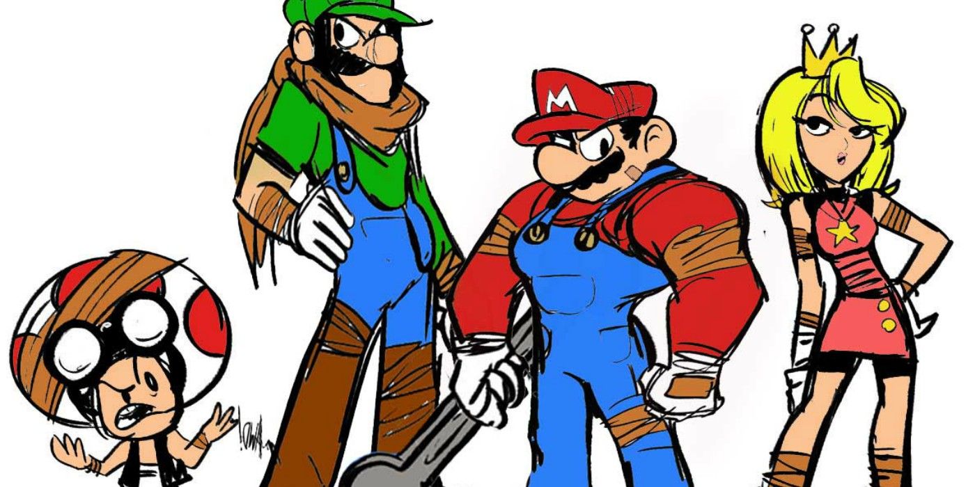20 Crazy Fan Redesigns of Mario Characters