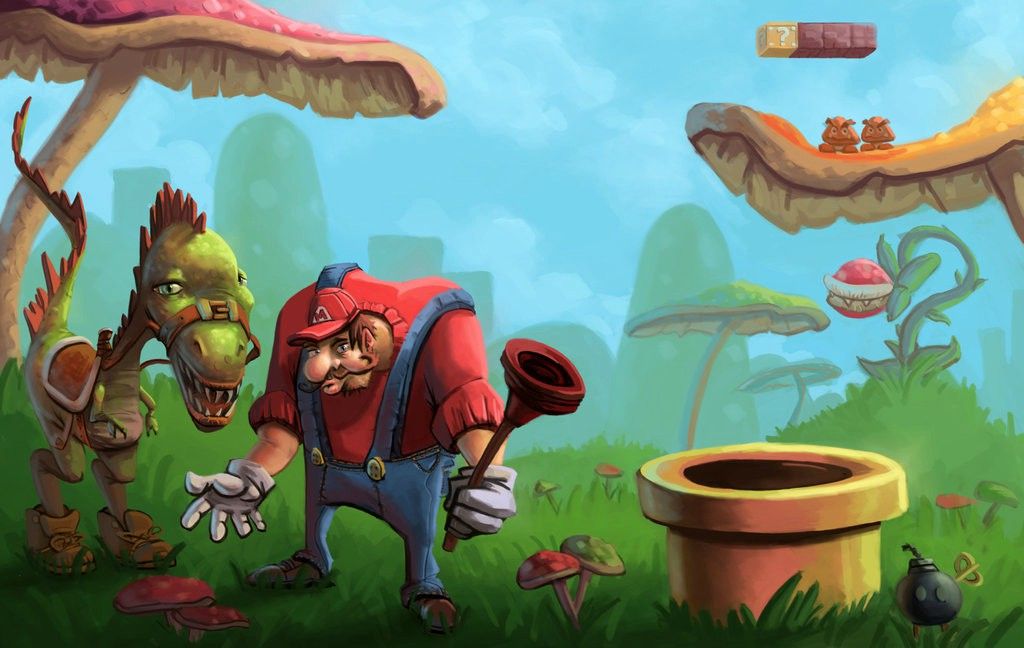 20 Crazy Fan Redesigns of Mario Characters