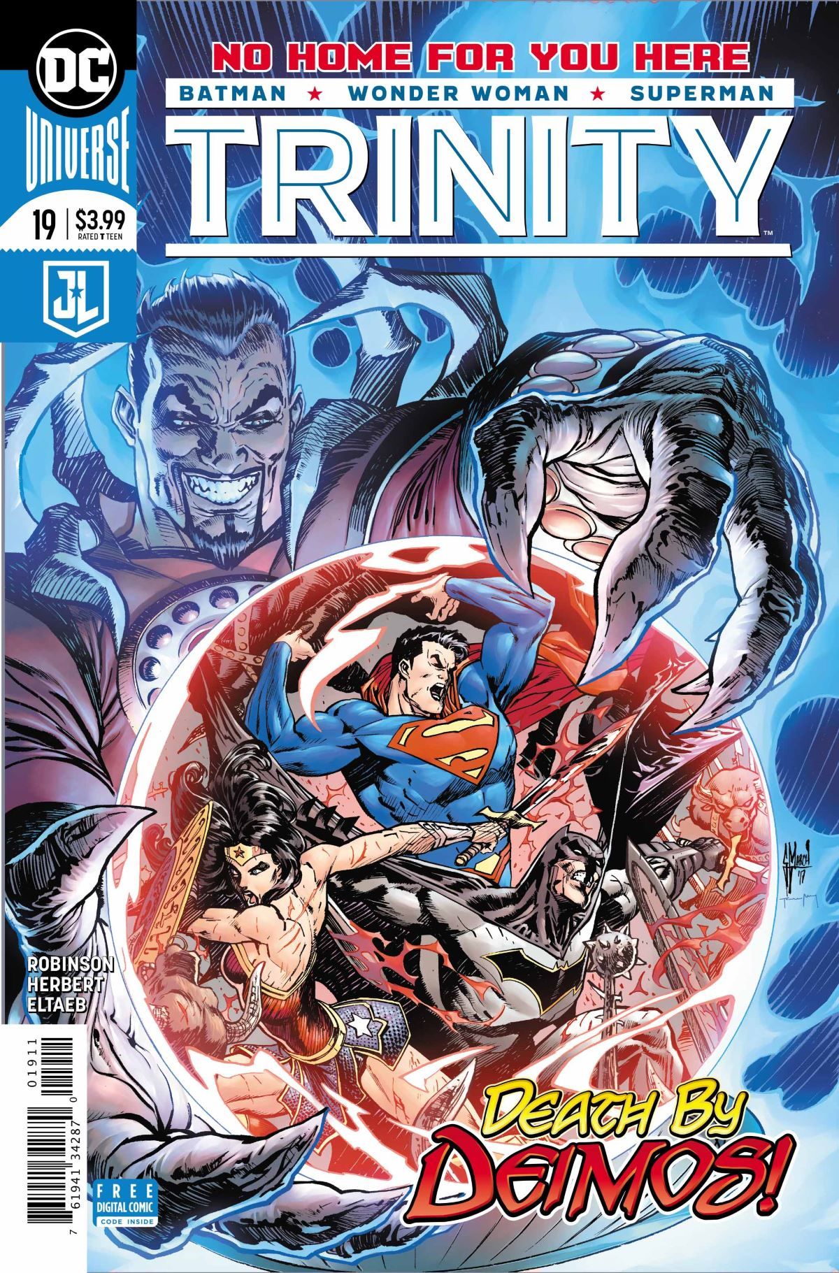 DC's Trinity Face Evil Magic in WARLORD Crossover