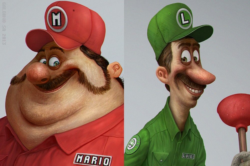 20 Crazy Fan Redesigns of Mario Characters