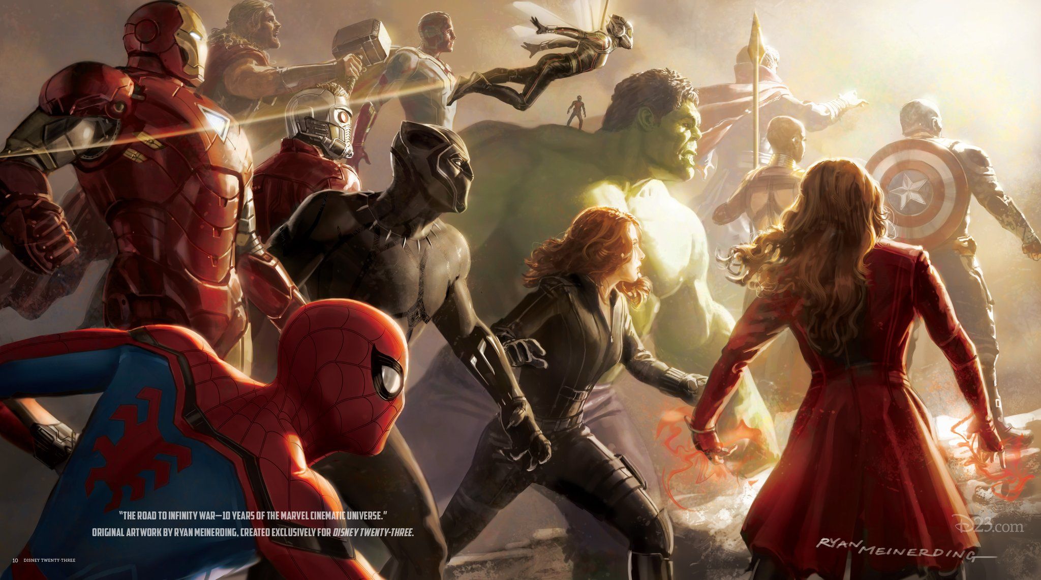 Marvel's D23 Artwork Spotlights The Wasp & Infinity War