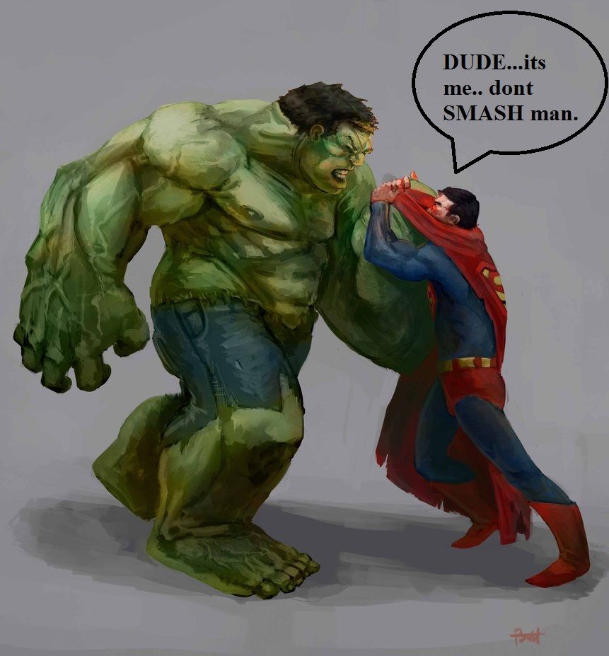25 Hilarious Hulk Vs Superman Memes That Show Who’s Stronger