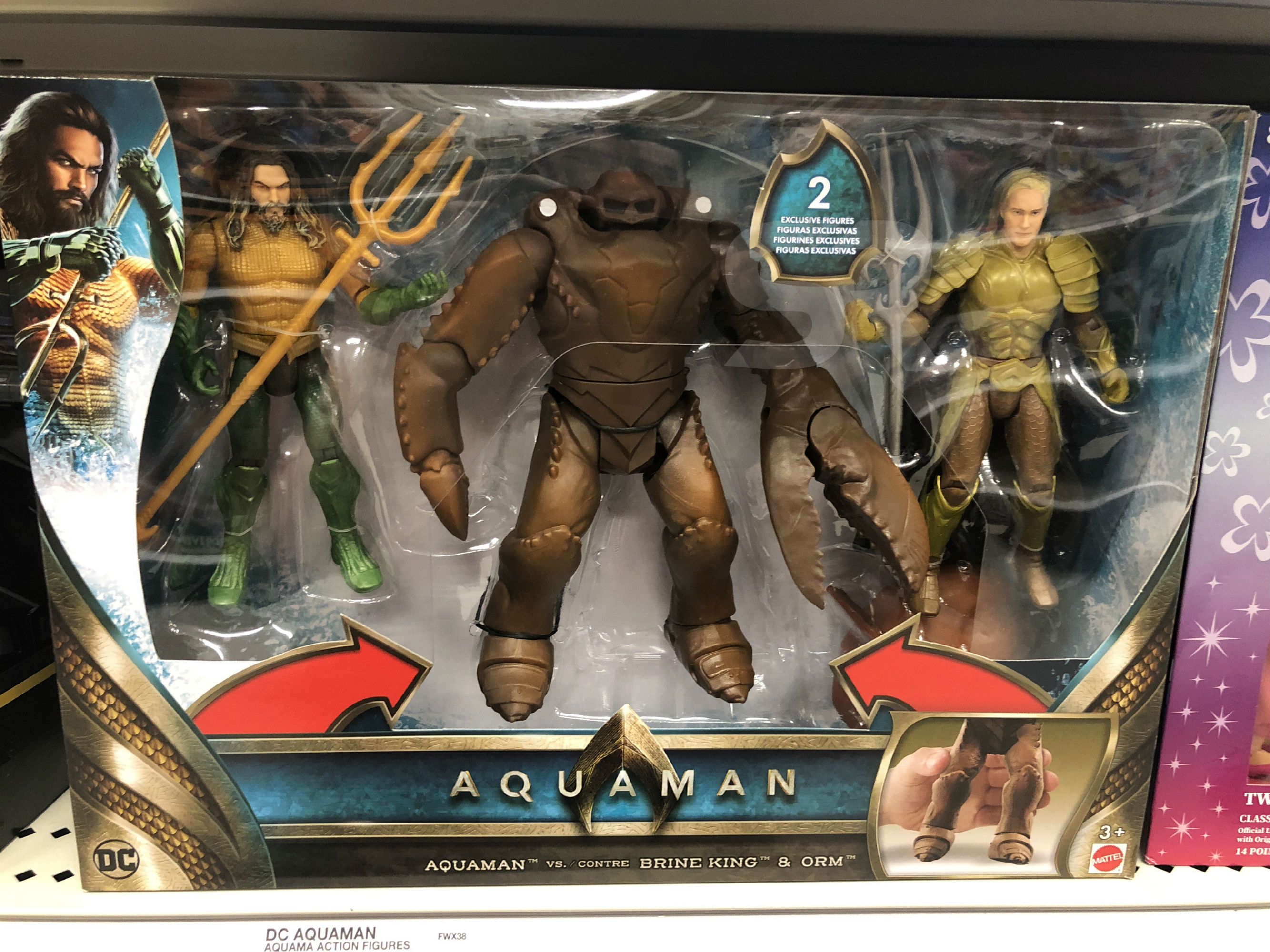 Aquaman Movie Toys Reveal Orm Armor, Brine King, & More