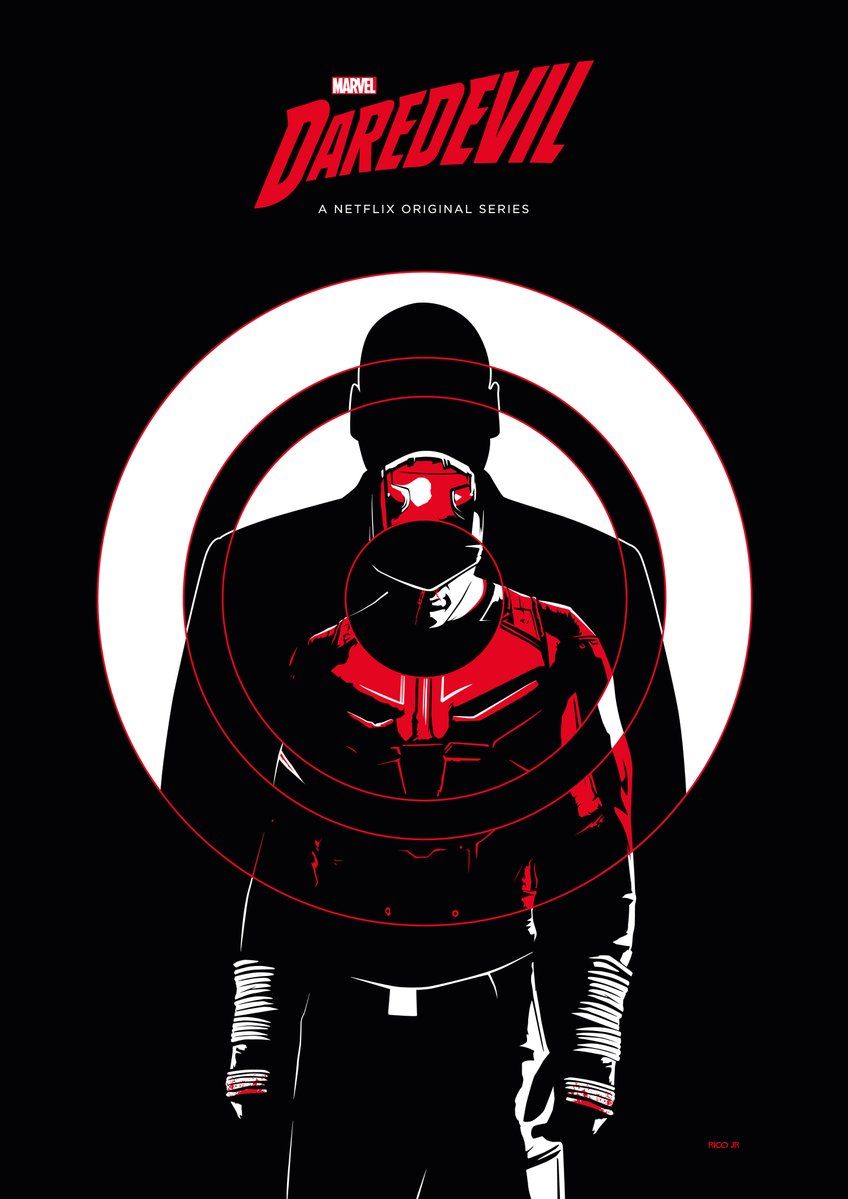 Daredevil Faces Kingpin & Bullseye In Awesome Season 3 Fan Poster