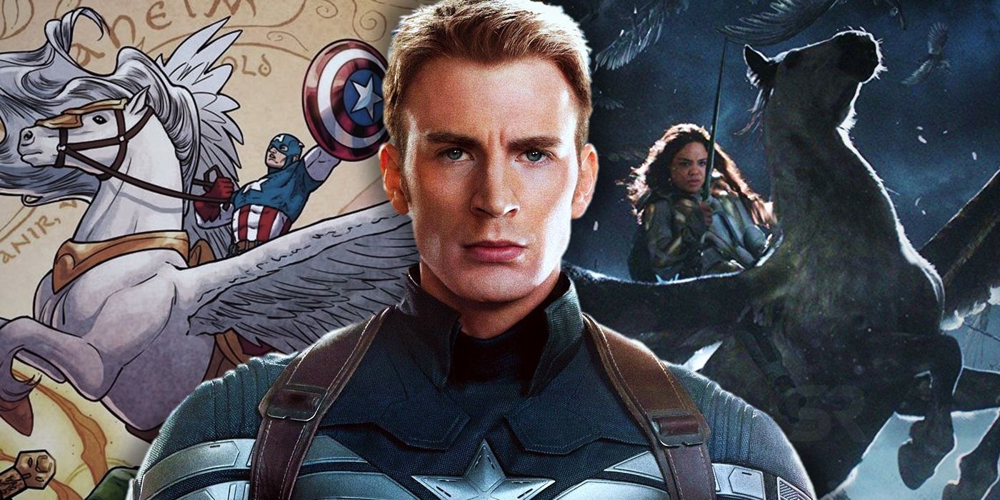 Captain America is Joining Thor's Flying Valkyrie