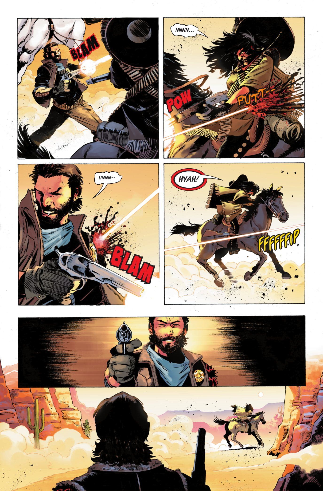 Exclusive Preview: Marvel's GUNHAWKS Ride Again