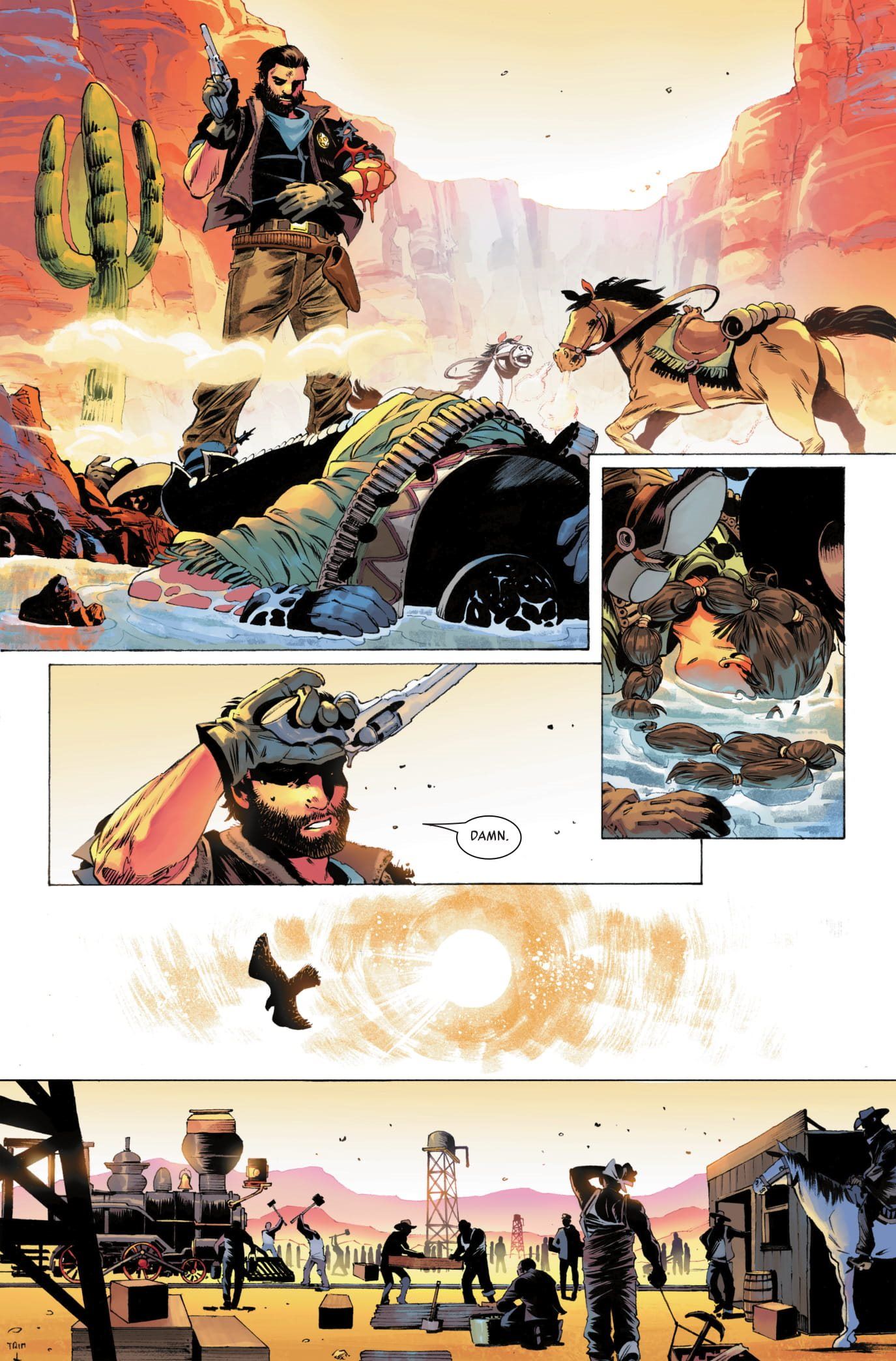 Exclusive Preview: Marvel's GUNHAWKS Ride Again