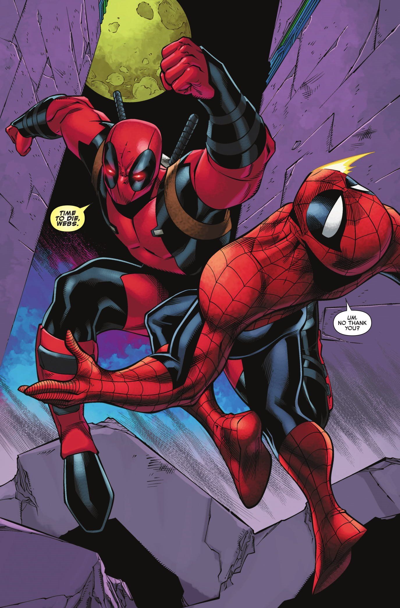 Deadpool E Spiderman Carini #comedisegno #deadpool