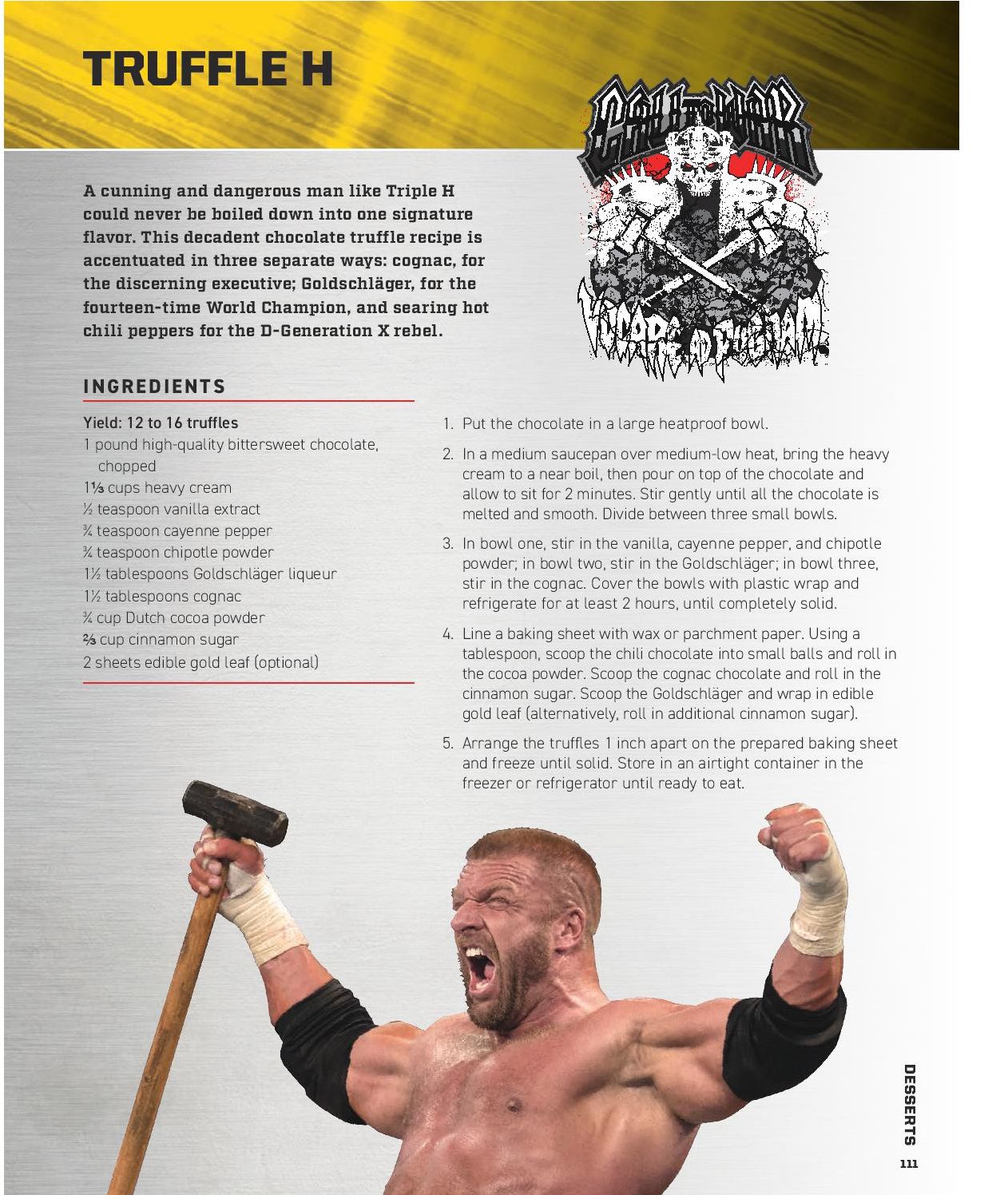 Exclusive WWE: The Official Cookbook Recipes Celebrate D-Generation X