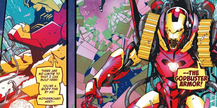 Iron Man Debuts New GODBUSTER Armor in Marvel Comics