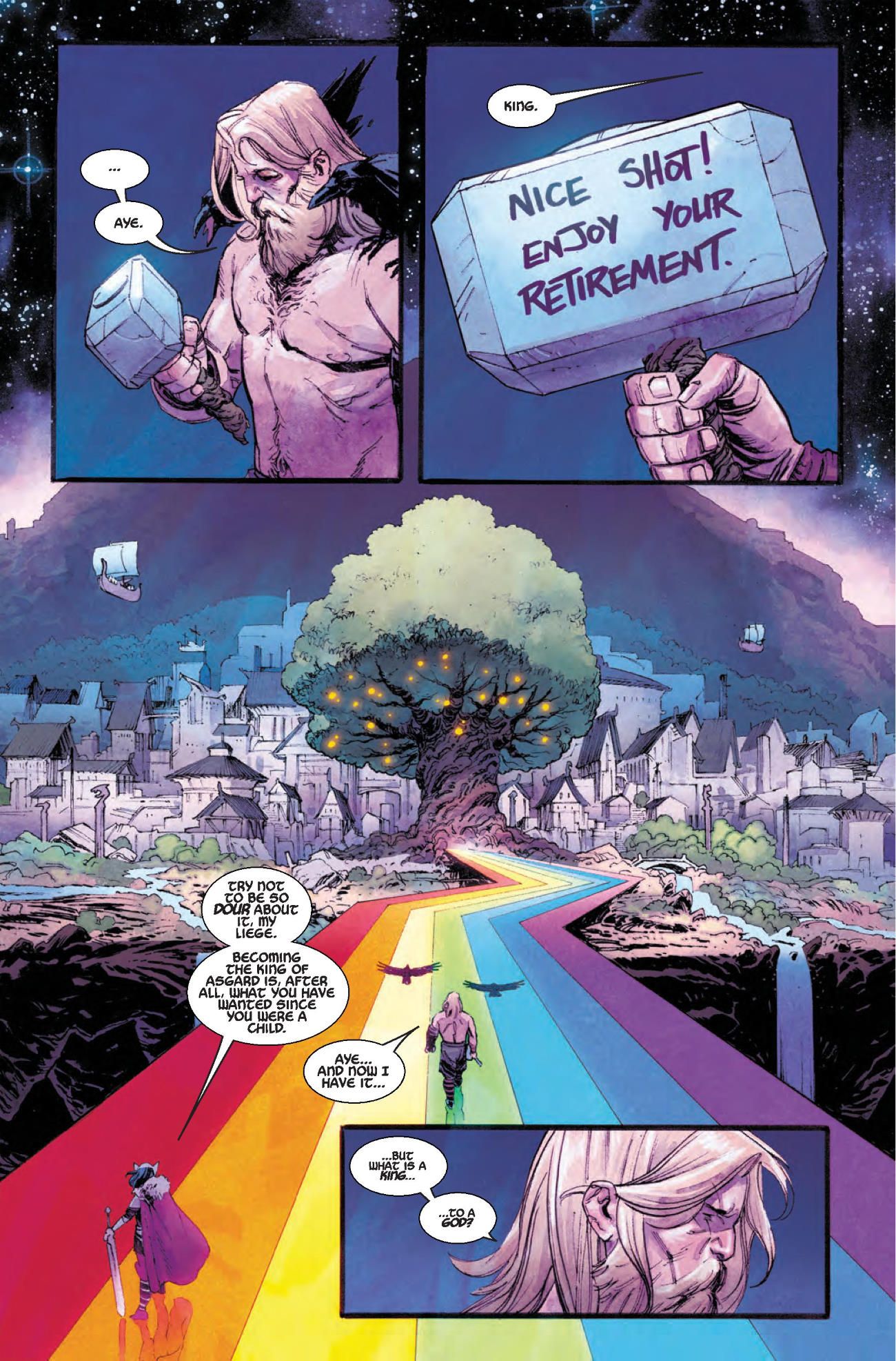 Exclusive Preview: THOR #1 Sends a Message To The Ten Realms