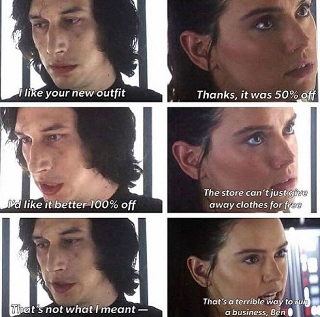 Star Wars: 10 Hilarious Reylo Memes That Will Have You Crying Of Laughter