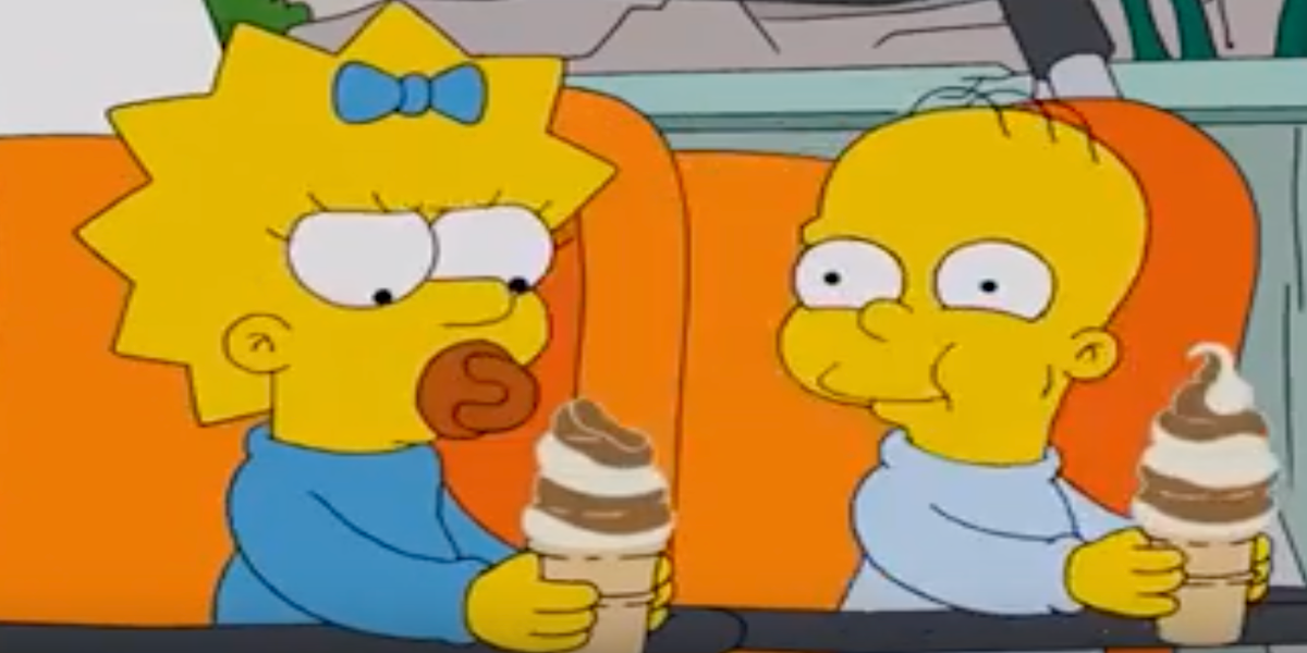 Maggie Simpson Vs. Monobrauenbaby