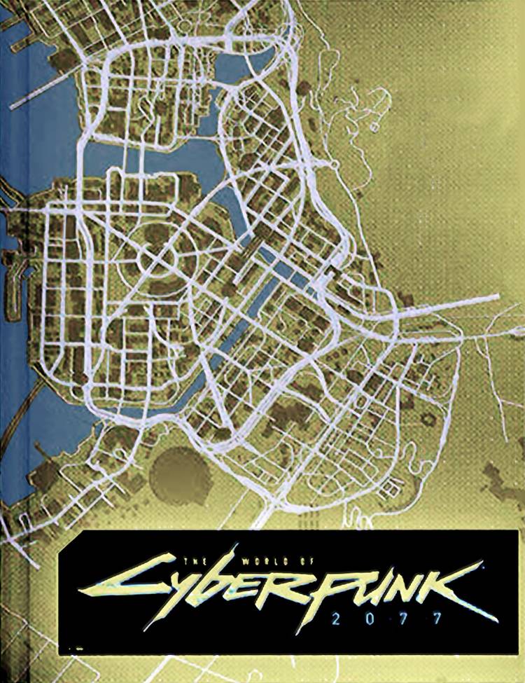 Cyberpunk 2077 World Map Size Revealed in Art Book