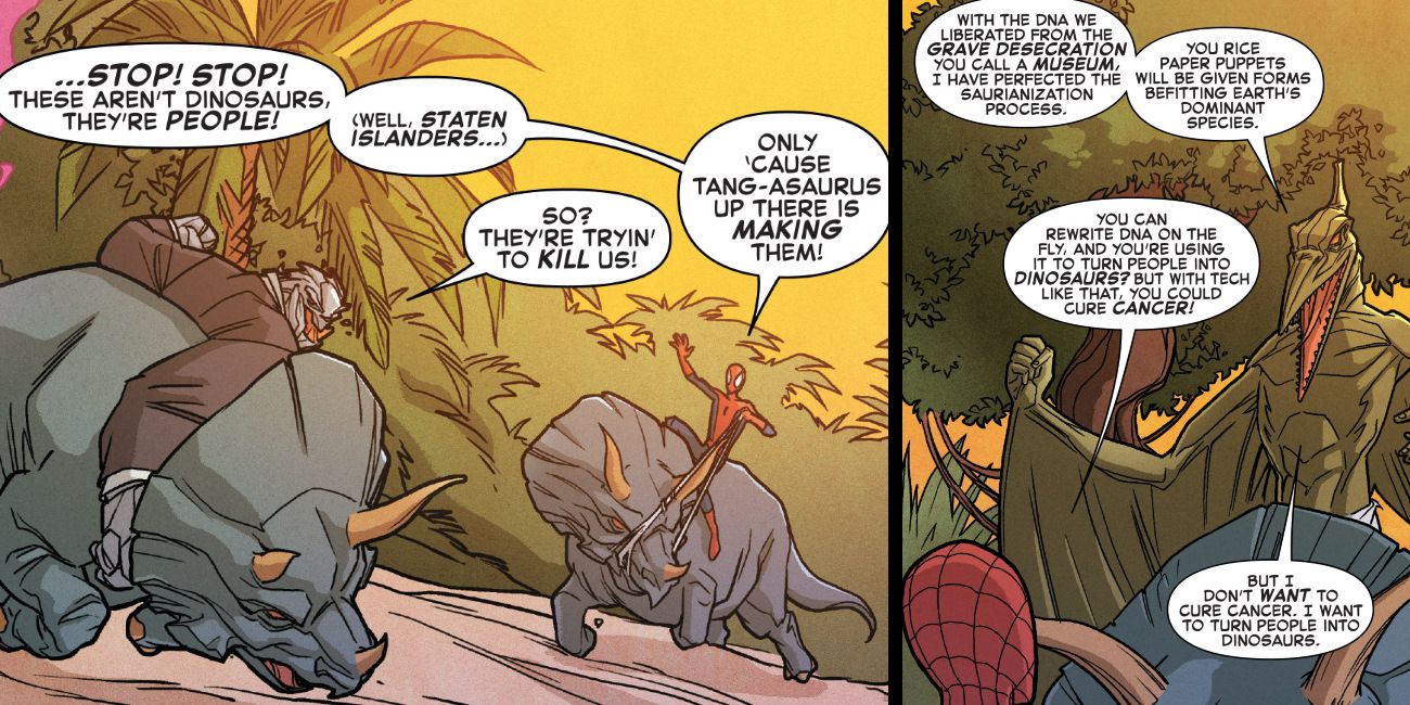 The Story Behind That Dinosaur Spider-Man Meme