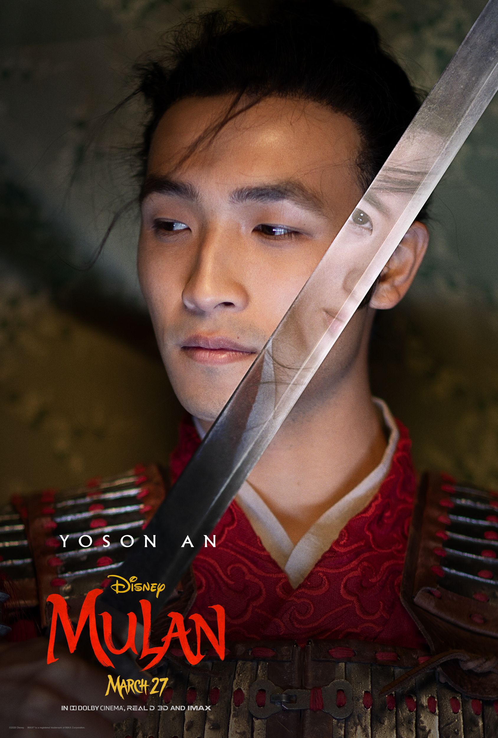 Mulan's Reflection Stares Back in Disney's Remake Character Posters