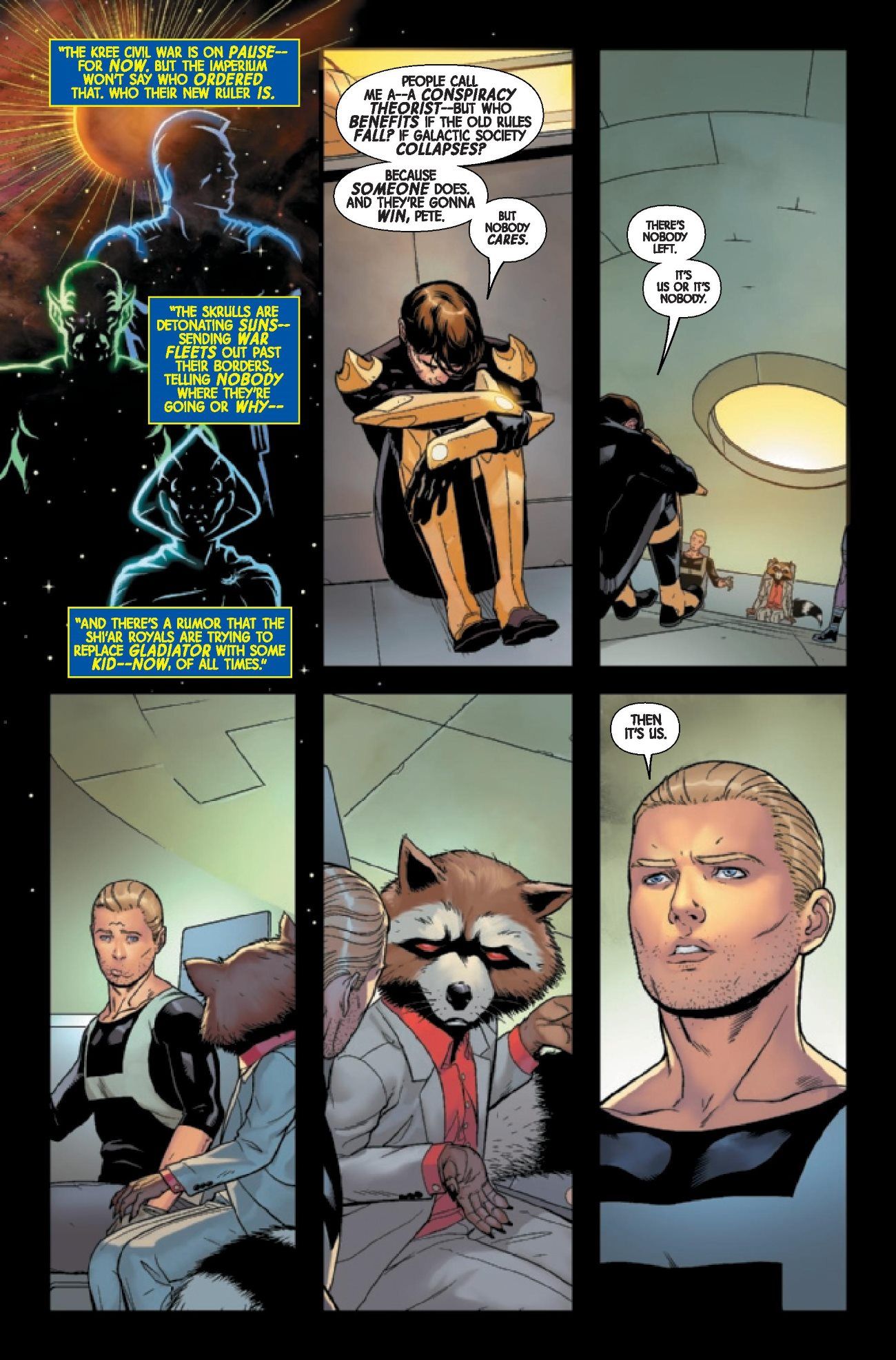 The NEW Guardians of the Galaxy Unite in Comic Preview