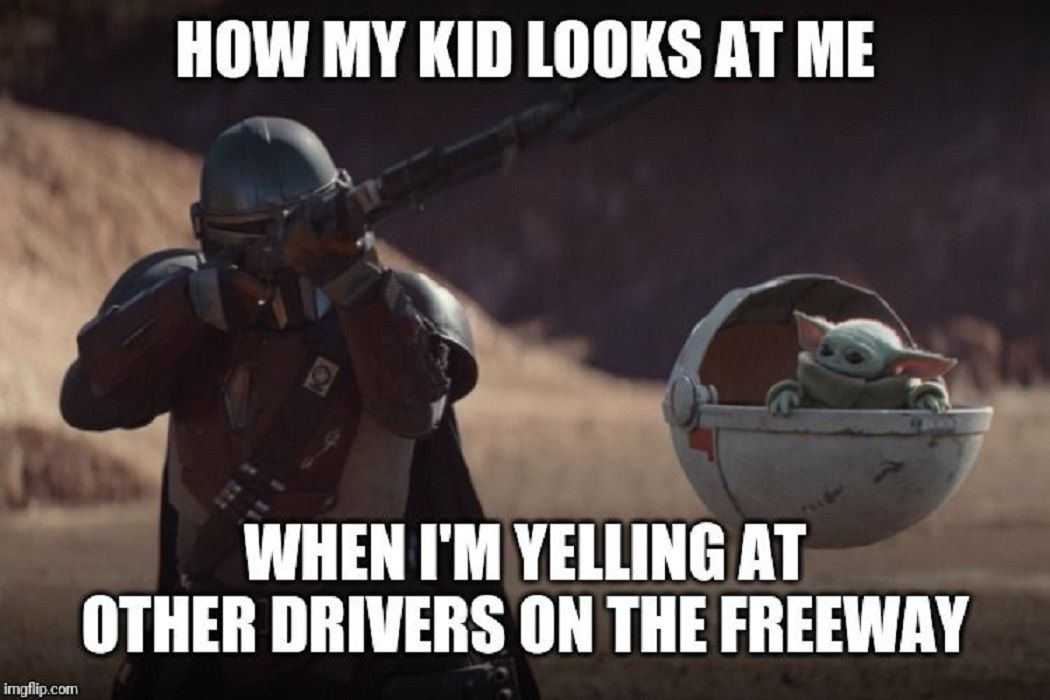 10 Most Relatable Baby Yoda Driving Memes