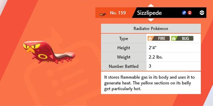 How to Catch Sizzlipede in Pokémon Sword and Shield