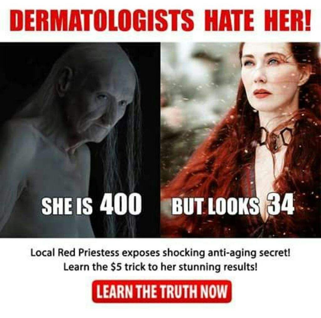 Game of Thrones: 10 Melisandre Memes That Will Have You Cry-Laughing