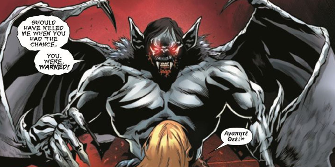 Marvel's MORBIUS Just Evolved Into a Full-Blown Monster