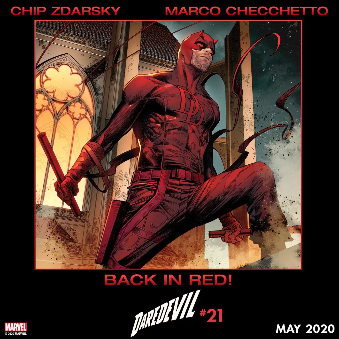 Daredevil is Returning To His Iconic Comic Costume