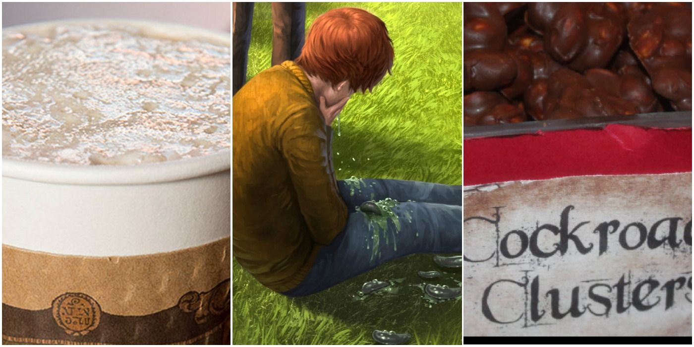 Harry Potter: 10 Most Disgusting Drinks & Foods From The Wizarding World Harry Potter: 10 Most Disgusting Drinks & Foods From The Wizarding World
