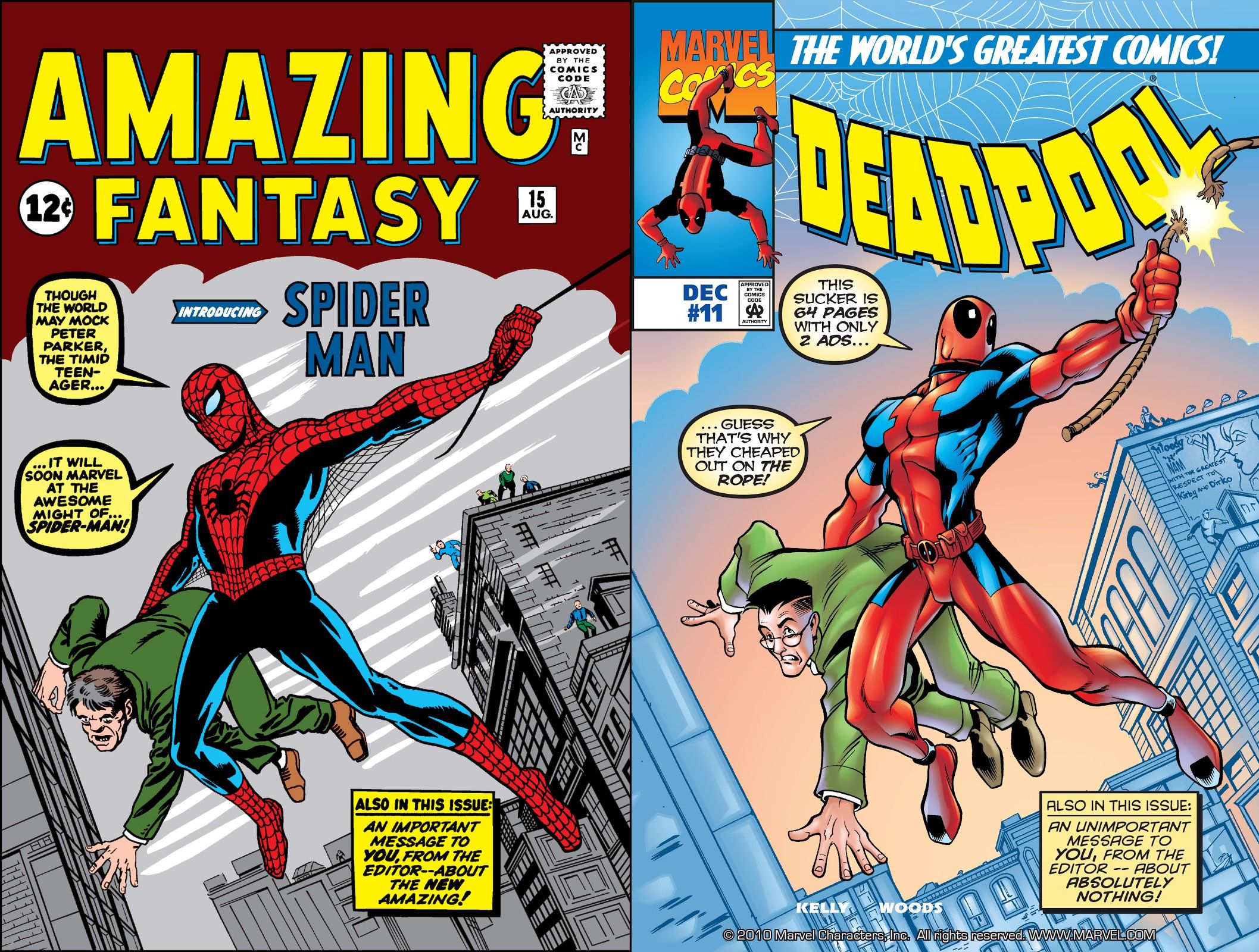 A Time-Traveling Deadpool Hijacked Spider-Man's Earliest Comics