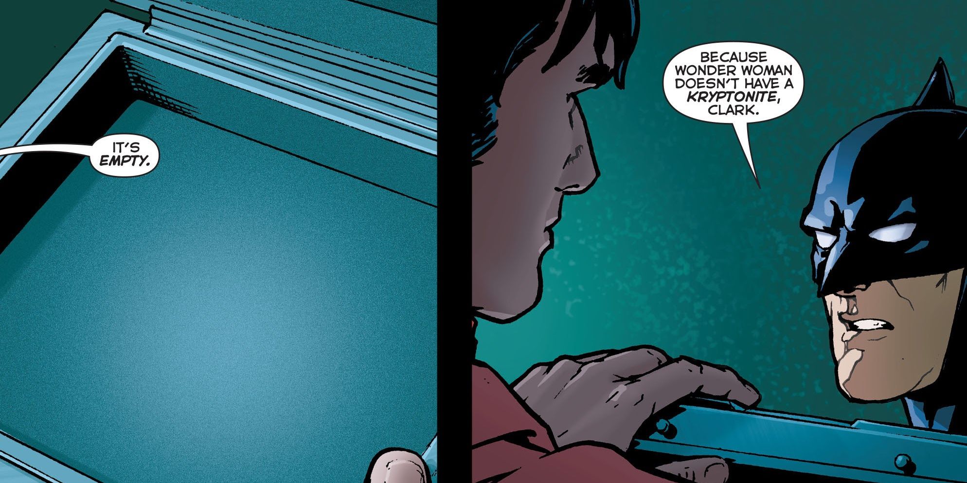 Batman Isn't Afraid of Any Superhero... Except Wonder Woman