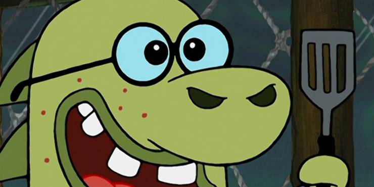 Big Lips Spongebob Character