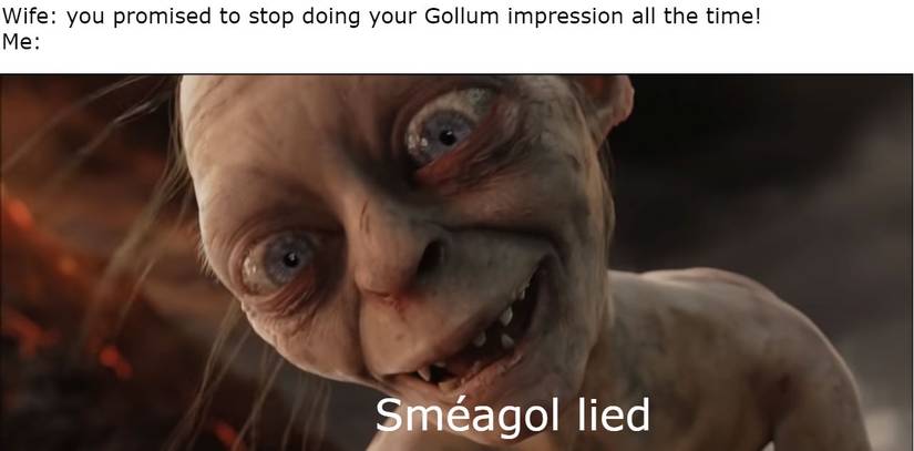 Lord Of The Rings: 10 Hilarious Gollum Memes