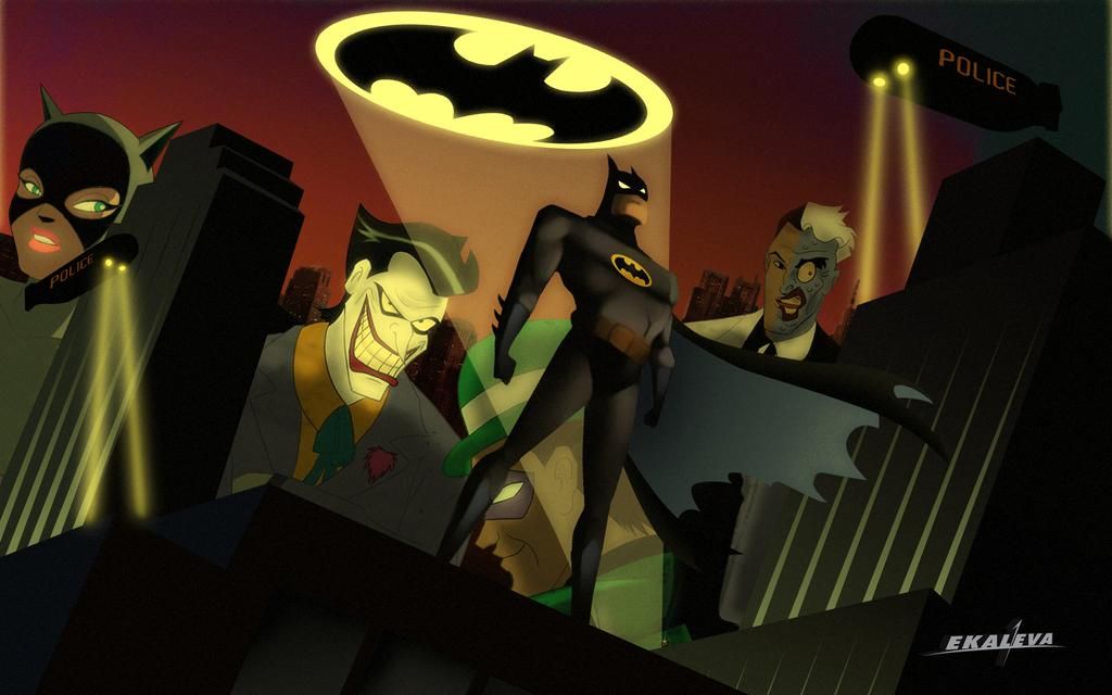 10 Awesome Pieces Of Batman The Animated Series Fan Art