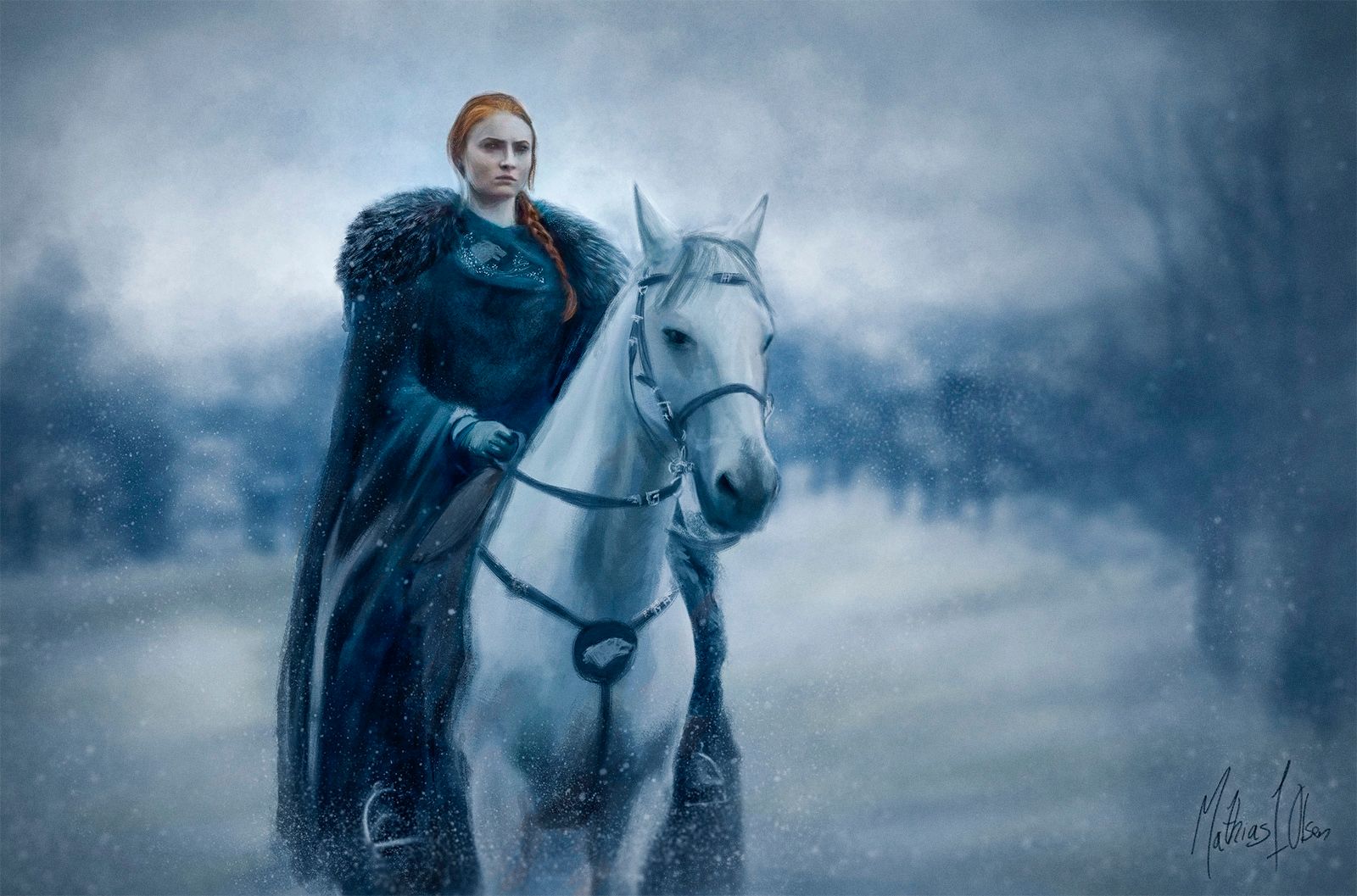 Winter Is Coming: 10 Breathtaking Works Of Sansa Stark Fan Art You Have ...