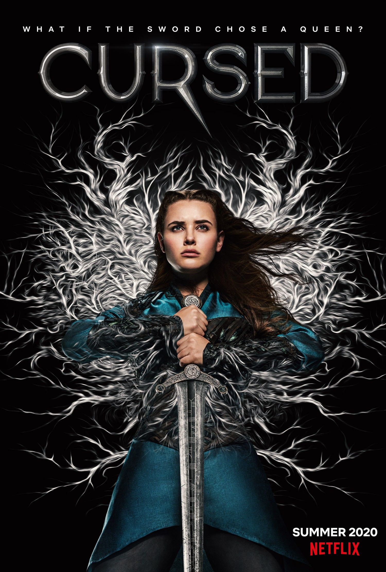 Katherine Langford Wields Excalibur In Netflix’s Cursed TV Show Images