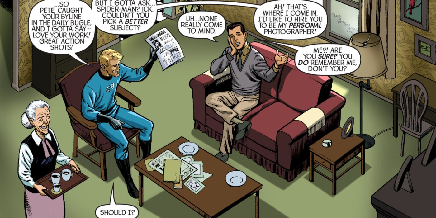 Human Torch Once Hired Spider-Man as His Personal [SPOILER]