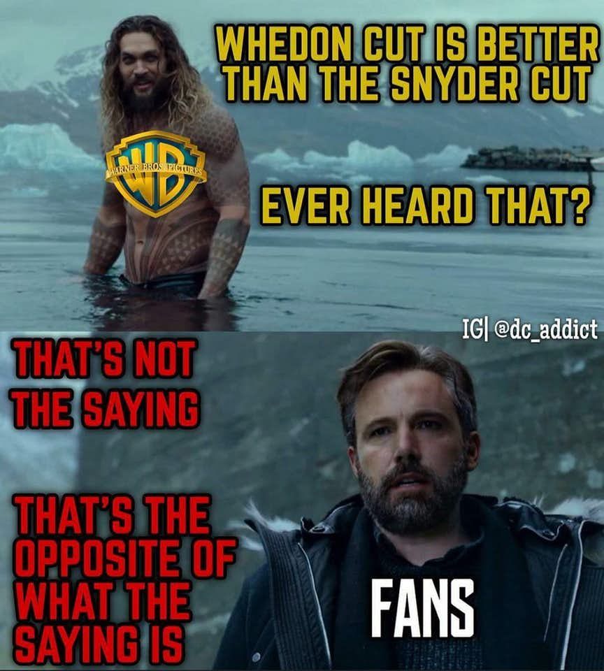 10 Hilarious 'Snyder Cut' Memes That Would Have The Justice League ...