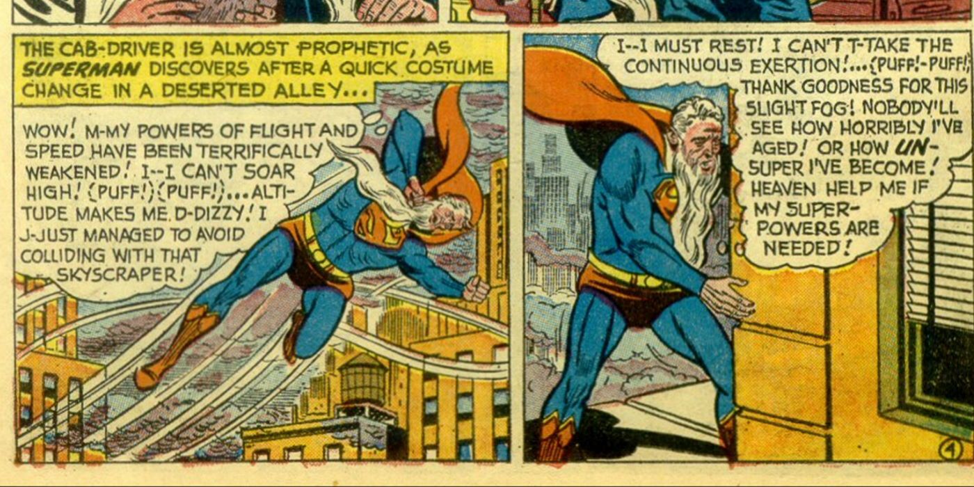 Superman's Scariest (and Saddest) Weakness is Growing OLD