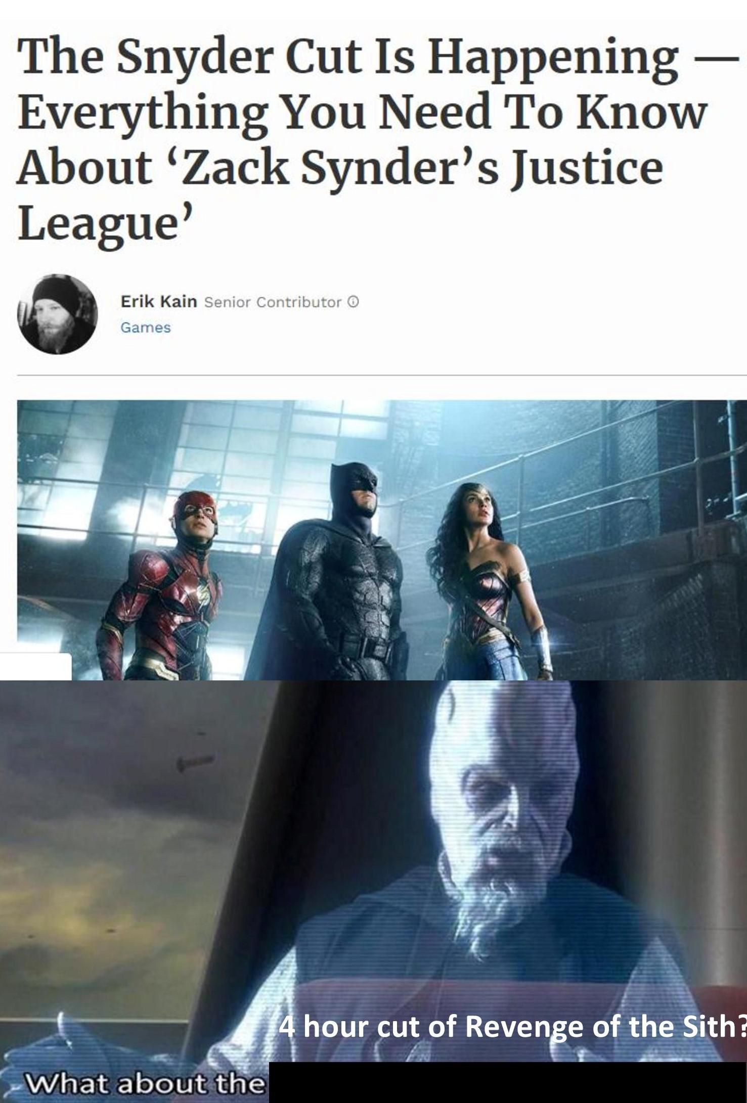 10 Hilarious 'Snyder Cut' Memes That Would Have The Justice League ...