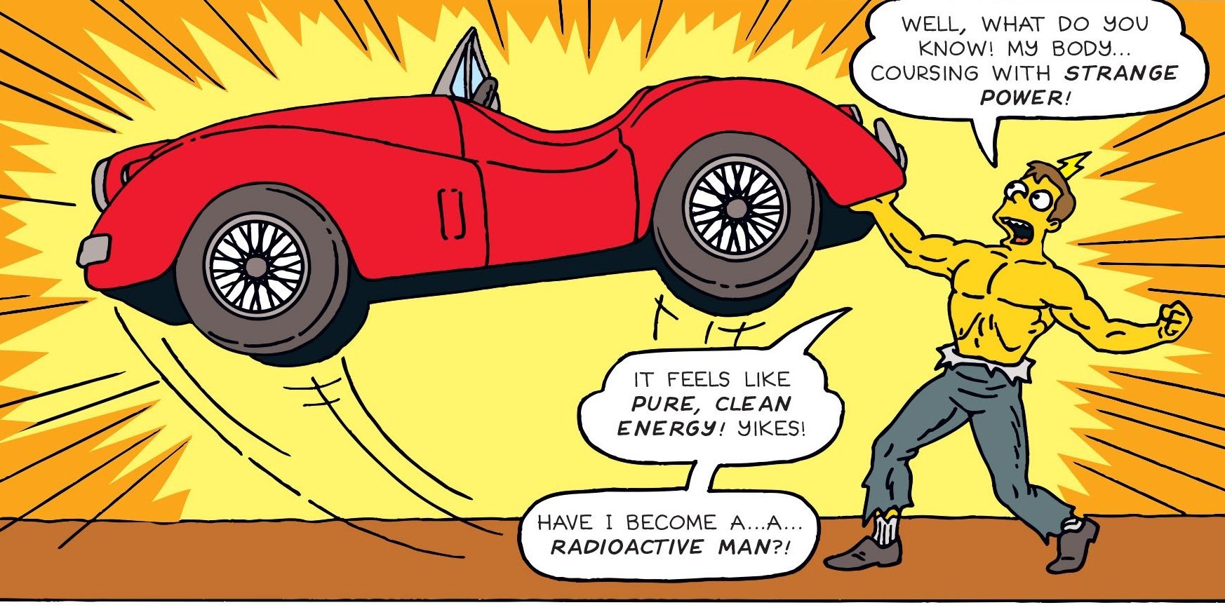 The Comic Book Origin Story Of The Simpsons' Radioactive Man