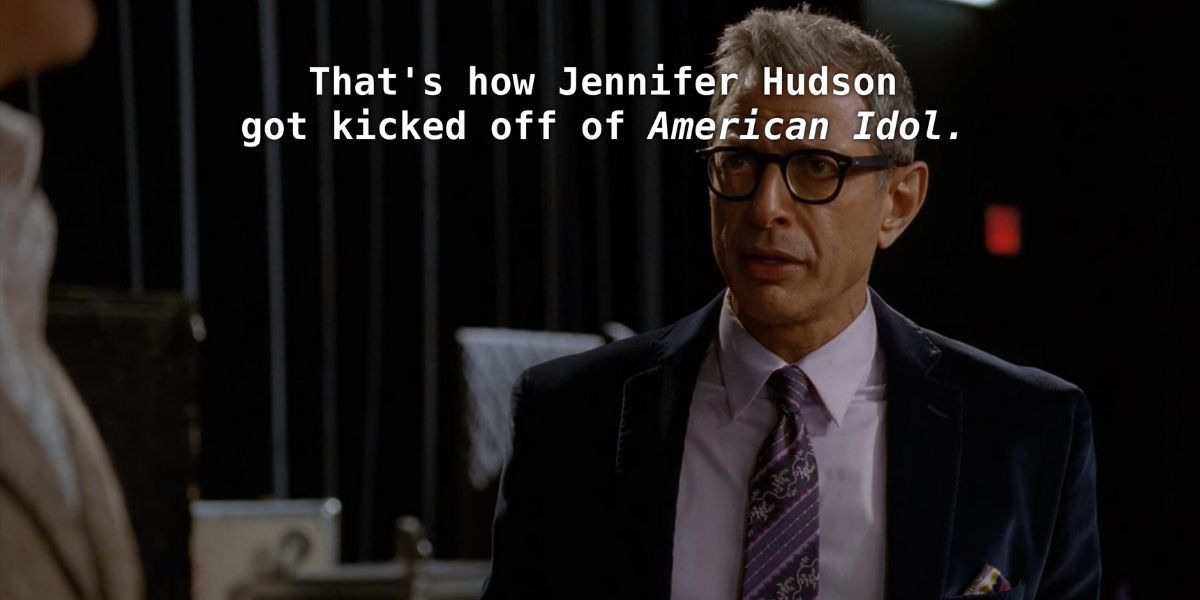 Jeff Goldblum's Funniest Quotes From Glee Jeff Goldblum's Funniest Quotes From Glee