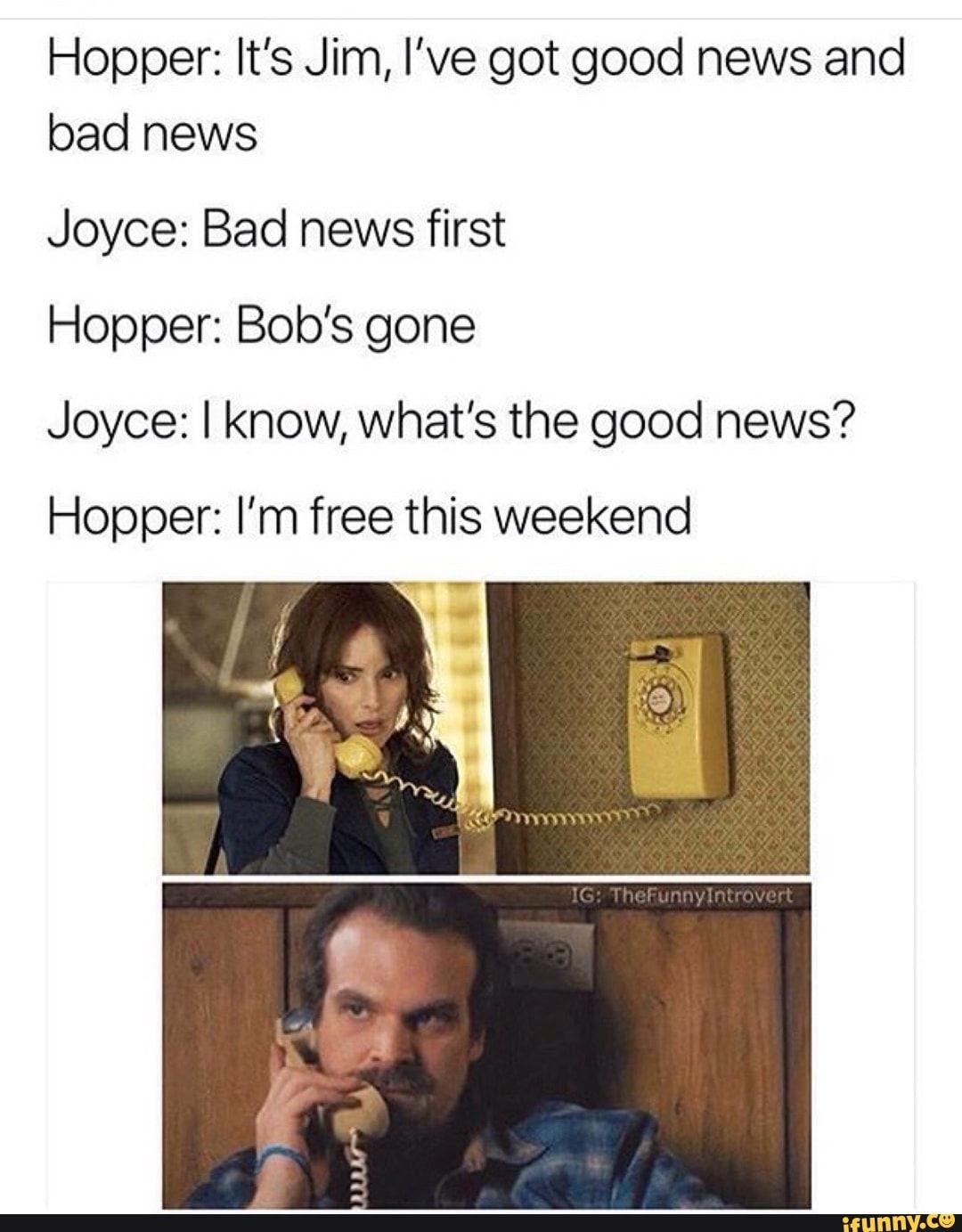 Stranger Things: 10 Funny Joyce & Hopper Memes That Sum Up The Show