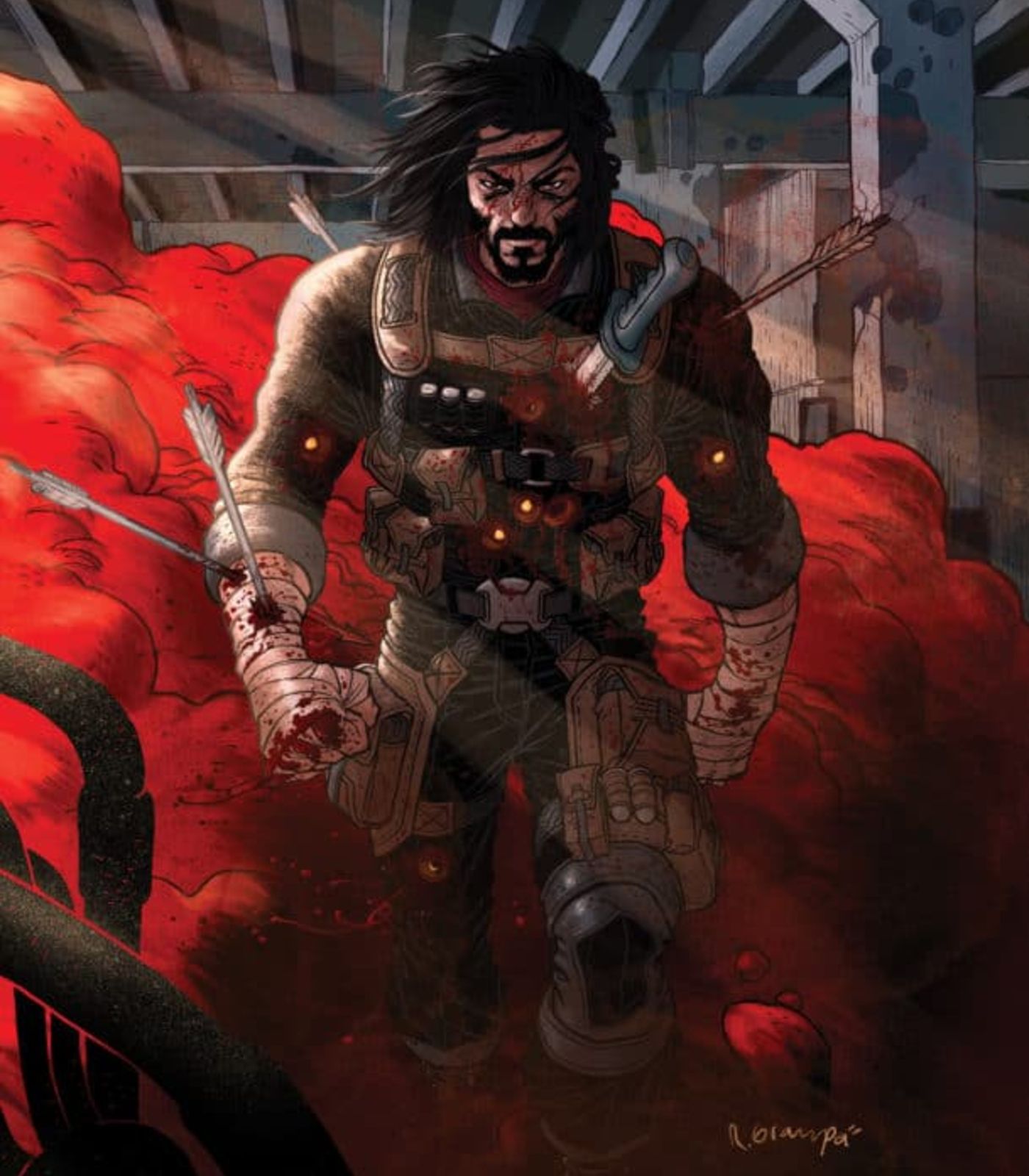 Keanu Reeves' Powerful Immortal Warrior Gets Bloody In New BRZRKR Images