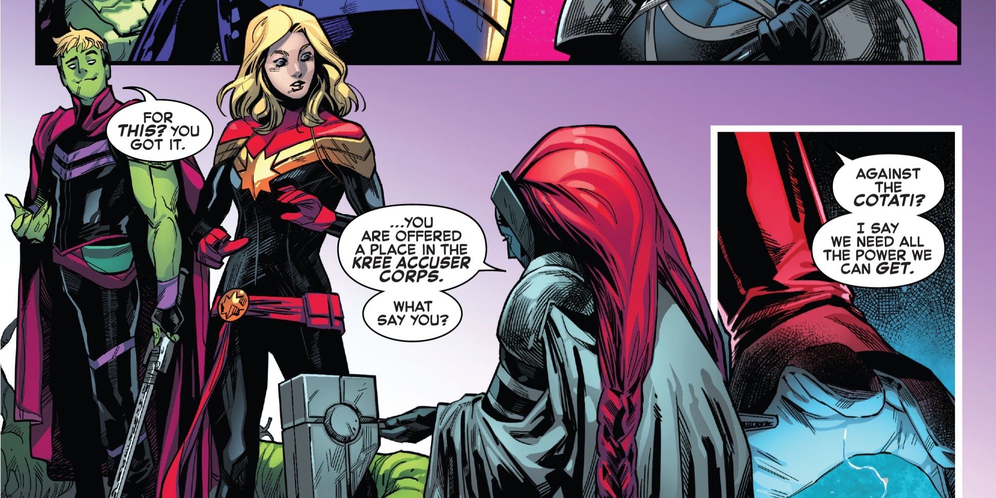 Did Captain Marvel Just Choose A Side With Her New Promotion?