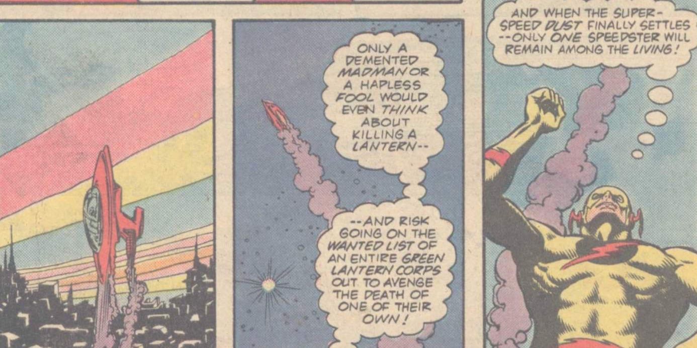 Even Reverse-Flash Doesn't Want To Mess With Green Lanterns