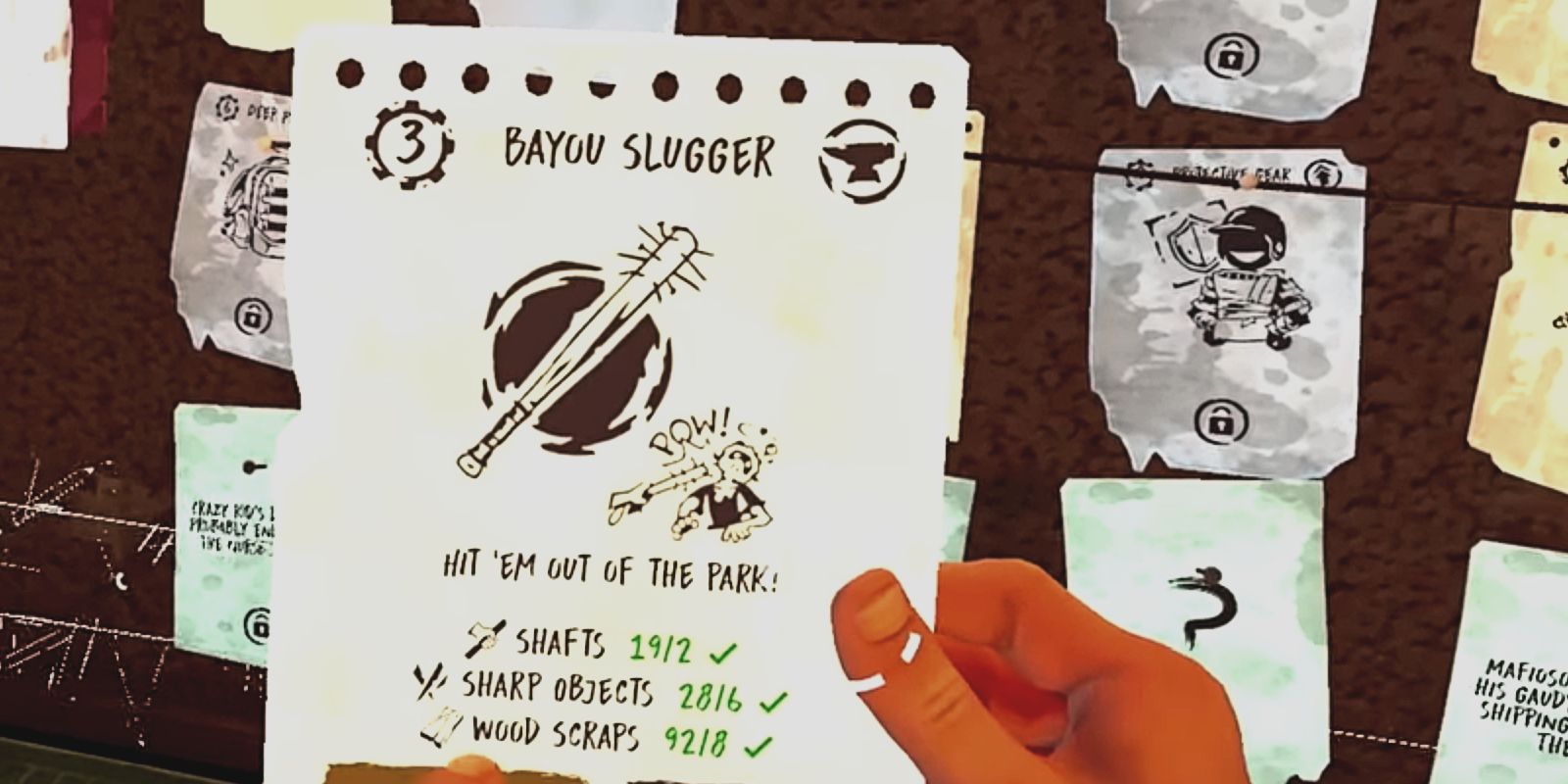 How to Build The Nail Bat in The Walking Dead: Saints & Sinners