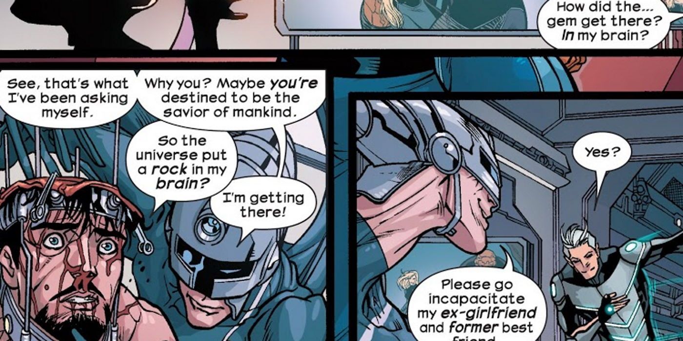 Iron Man Grew An Infinity Stone Inside His Brain (in Comics)